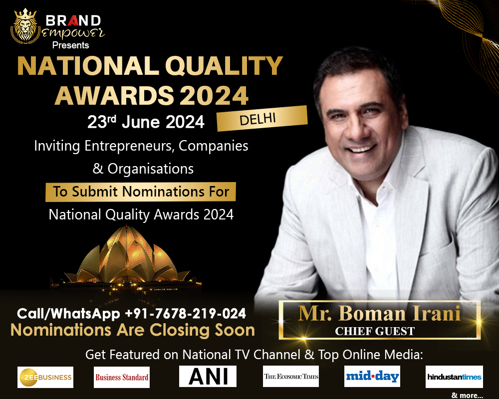 National Quality Awards 2024, NQA 2024 by Brand Empower